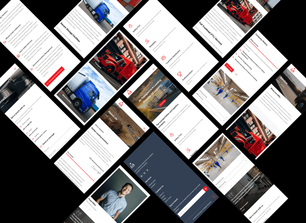 Responsive Transportation Website Design Company