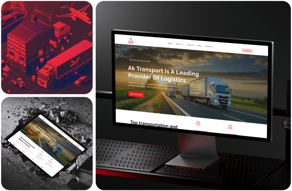 Responsive Transportation Website Design Company