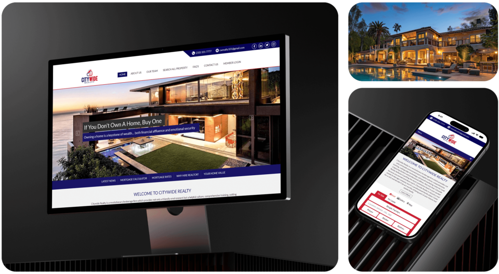 Professional Custom Real Estate Website Design