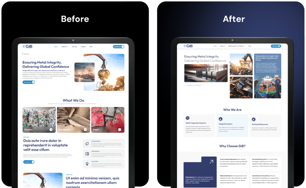 Professional Industrial Website Design Company