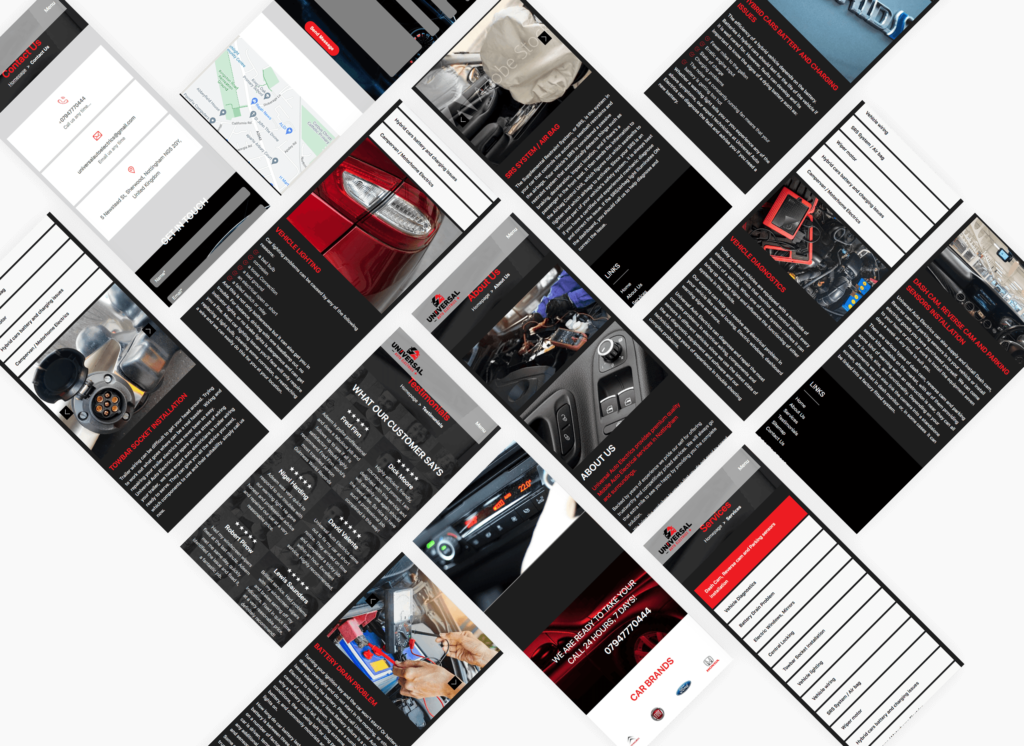 Professional Auto Repair Website Design Services